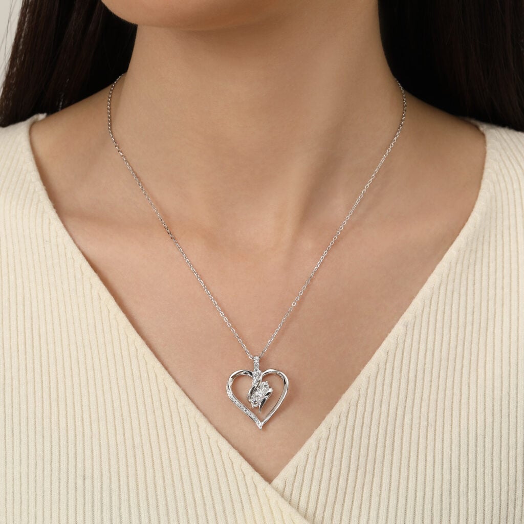Classic Round Moissanite Necklace - LaneWoods Jewelry